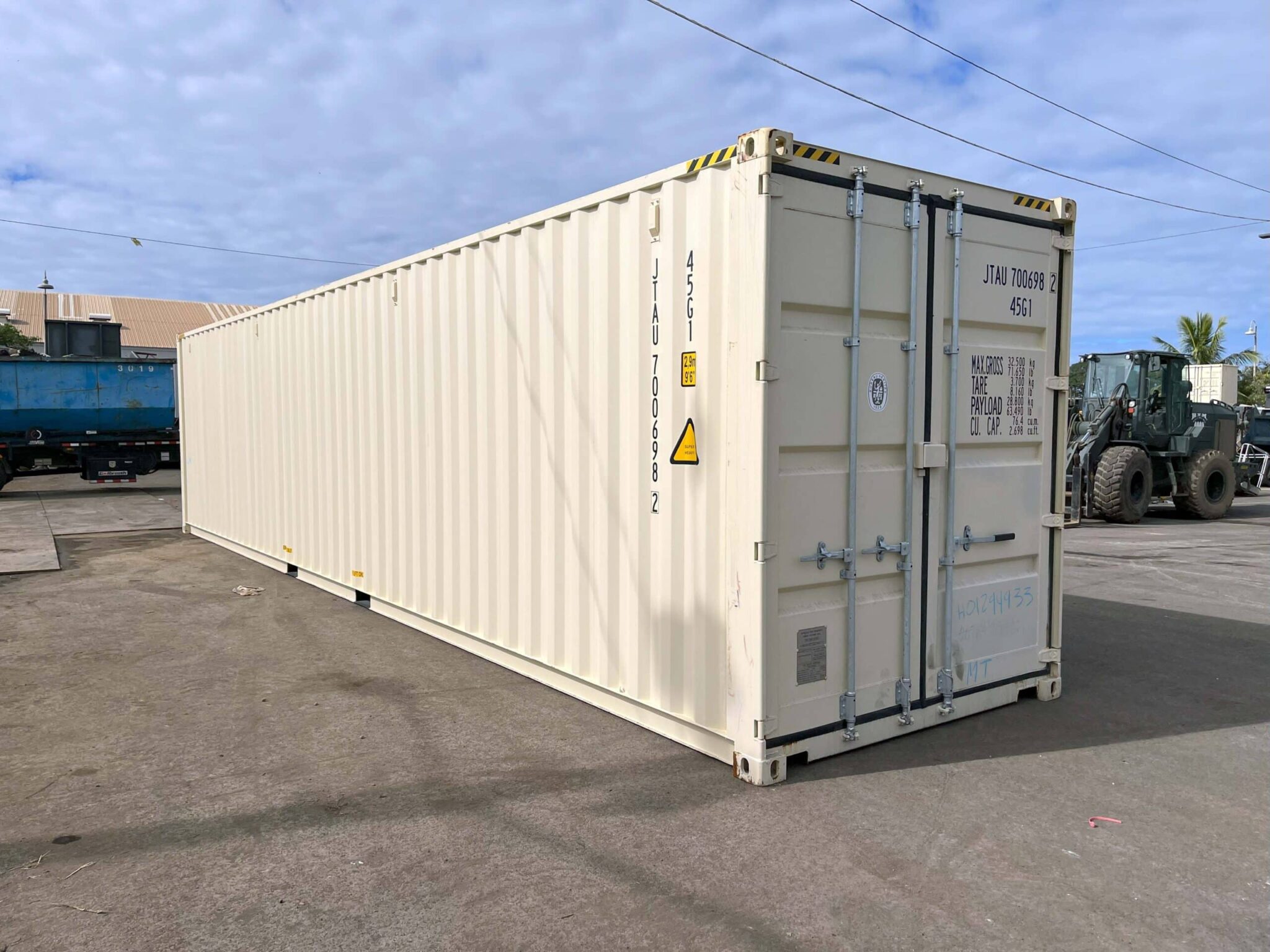 40' High Cube Container For Sale In Hawaii - New One-Trip